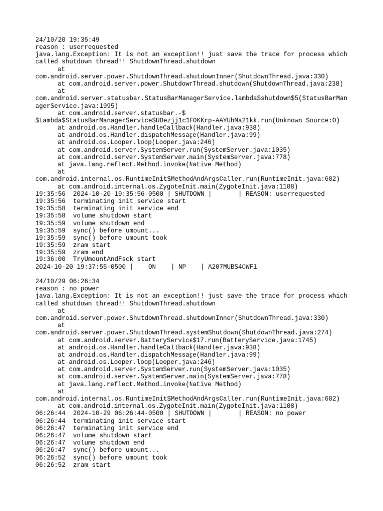 Power Off Reset Reason | PDF | Java Platform | Oracle Acquisitions