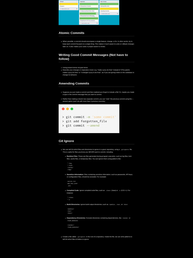 Commits in Detail | PDF | Computers