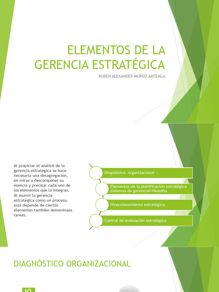 Elementosdelagerenciaestrategica Compressed | PDF | Planificación | Planificación estratégica