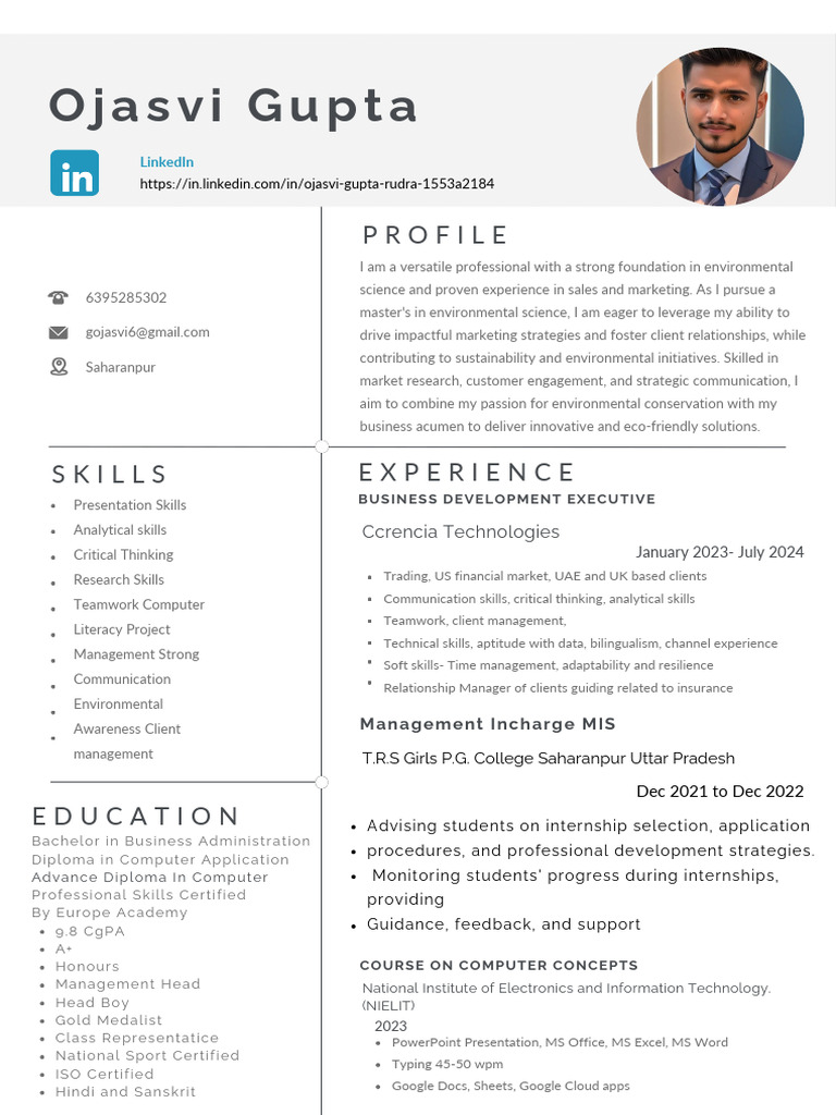 Manisha CV.pdf | PDF | Business