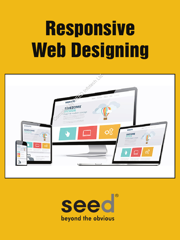 Responsive - Web Designing | PDF | Html Element | Html