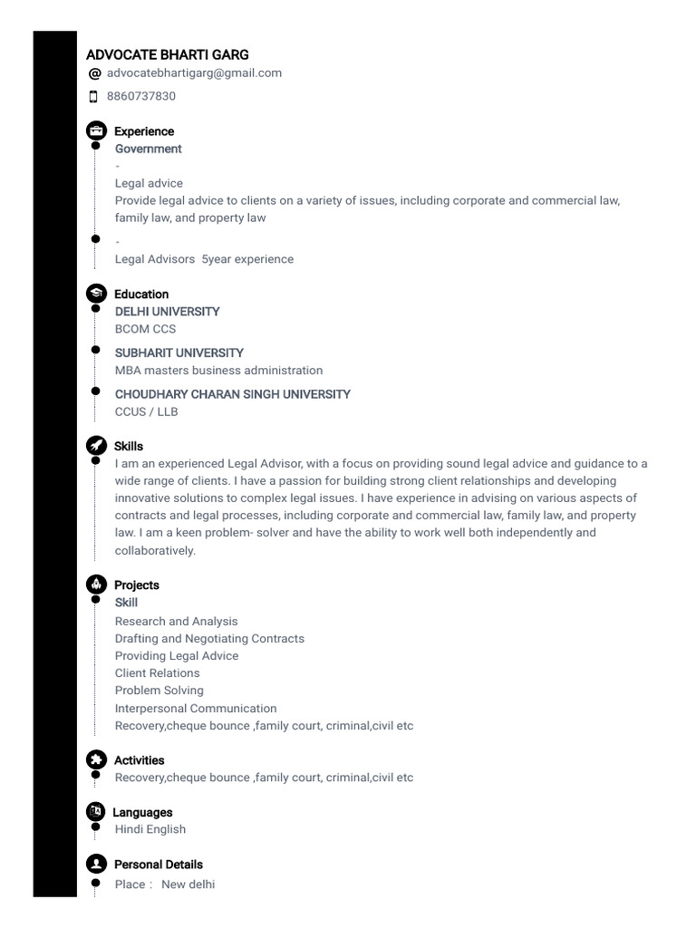 LLB Bio Data | PDF | Business | Law