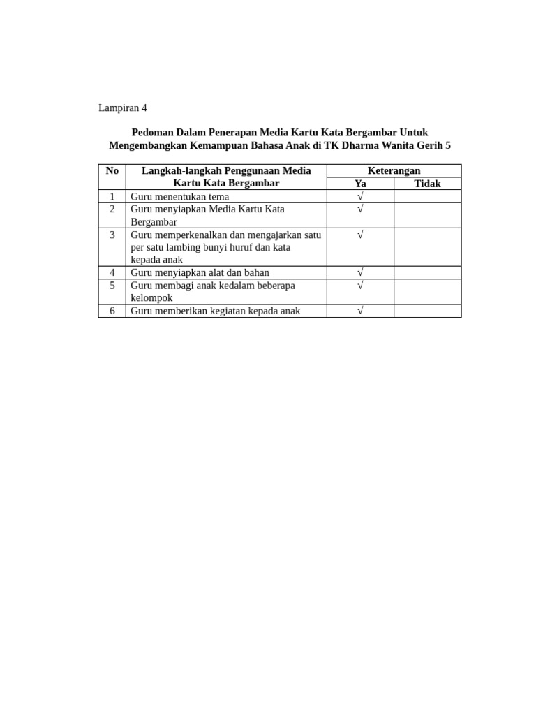 Lampiran 4 | PDF | Seni & Disiplin Bahasa