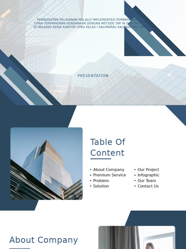 Blue Minimalist Project Proposal Business Presentation | PDF