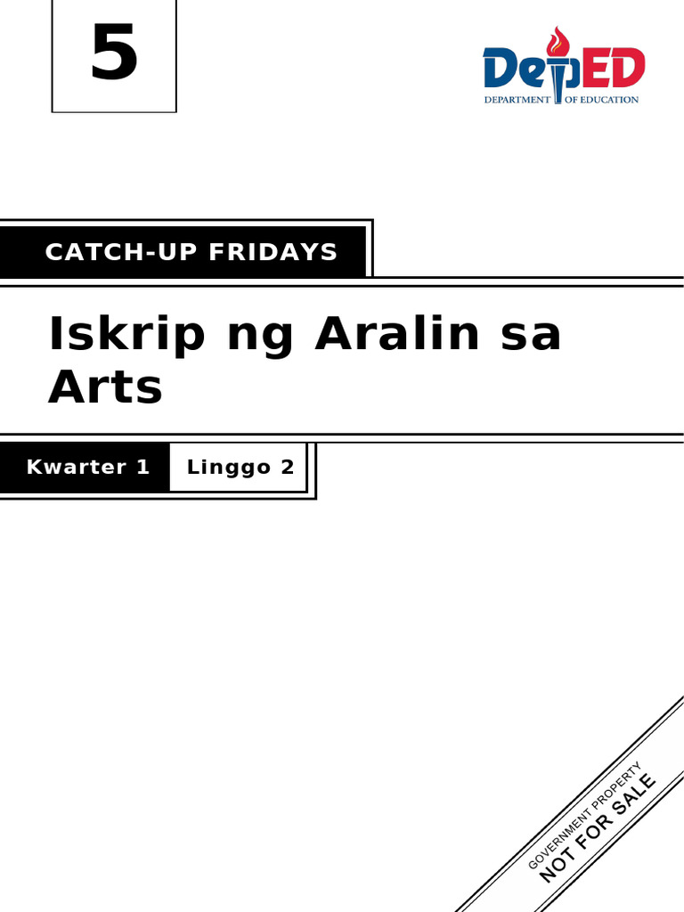 2024 LS G5 Cuf Arts Q1 WK2.1 | PDF