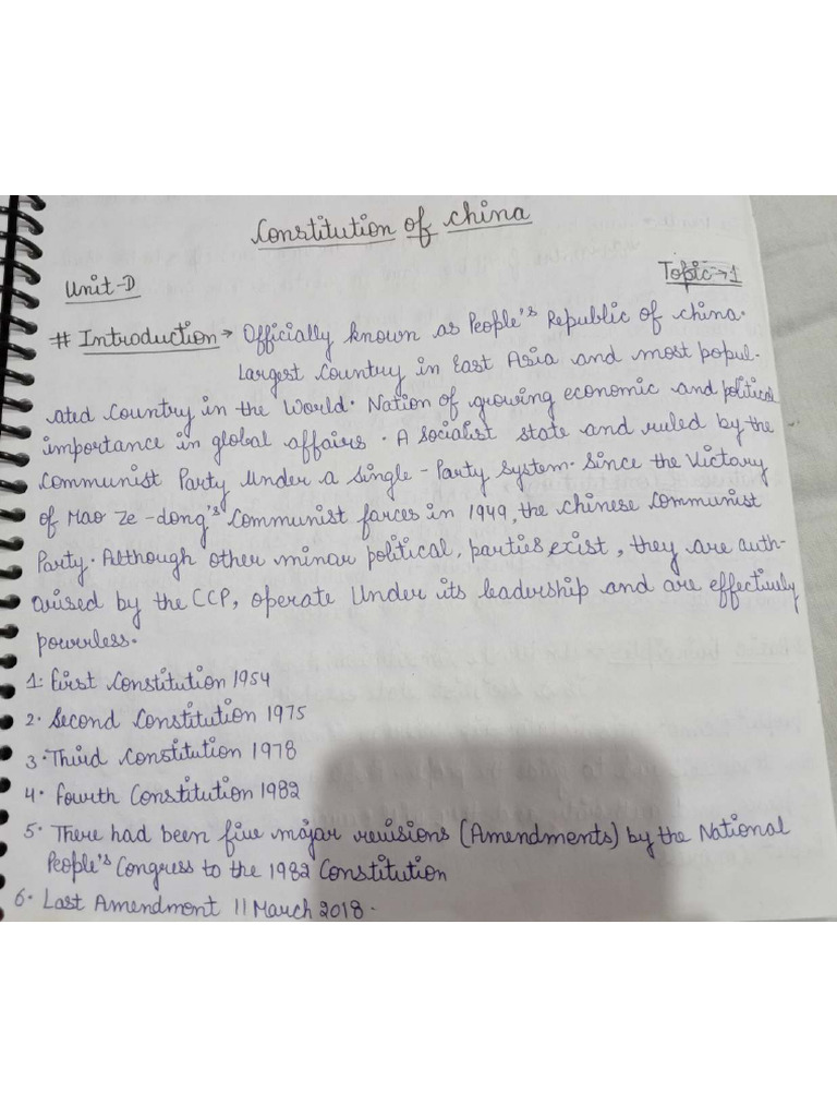 Constitution of CHINA | PDF