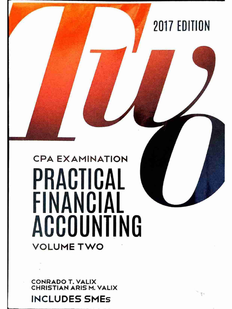 Practical Financial Accounting Vol.22 - Valix | PDF