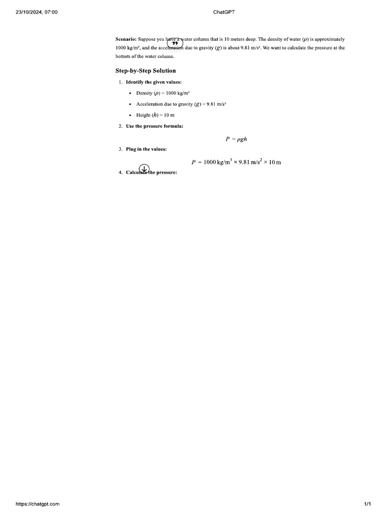 Example2 Pressure | PDF