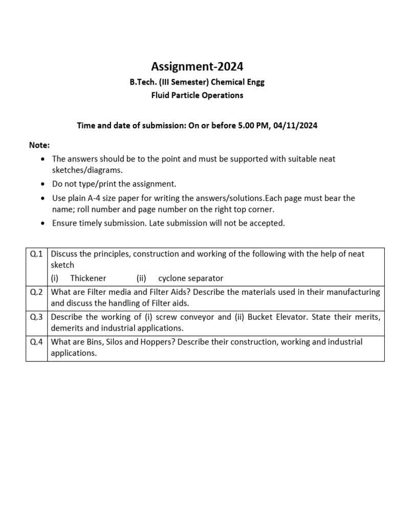 FPO Assignment 2024 | PDF