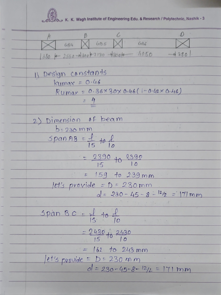 Ground Beam Design | PDF