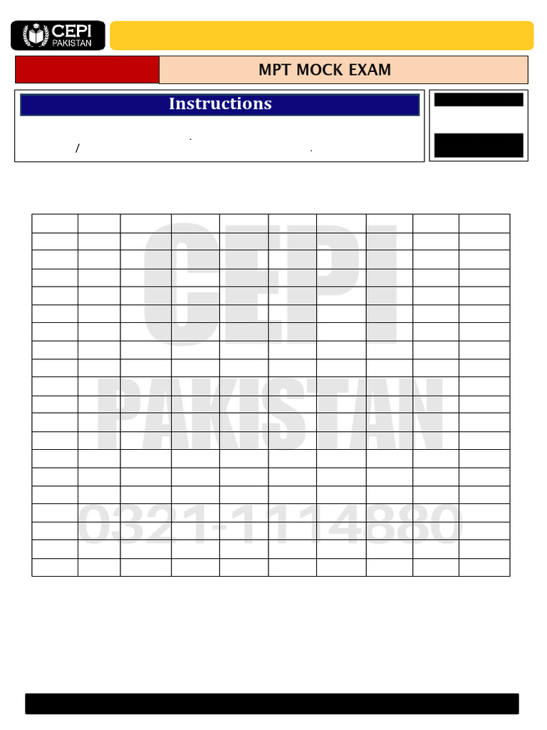 KEY-MPT PAPER CE-2025 September-6 | PDF | Qualifications