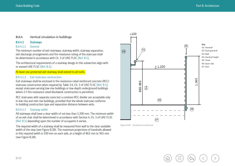 DBC Staircase Up To Roof Floor | PDF | Stairs | Architectural Elements