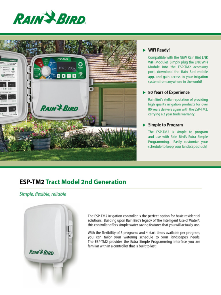 Rainbird ESP TM 2 | PDF | Wi Fi | Computing