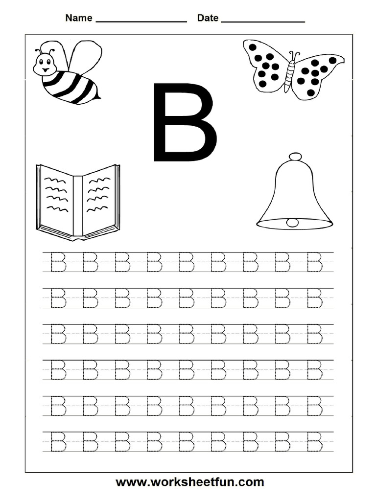 Letter Tracing B | PDF