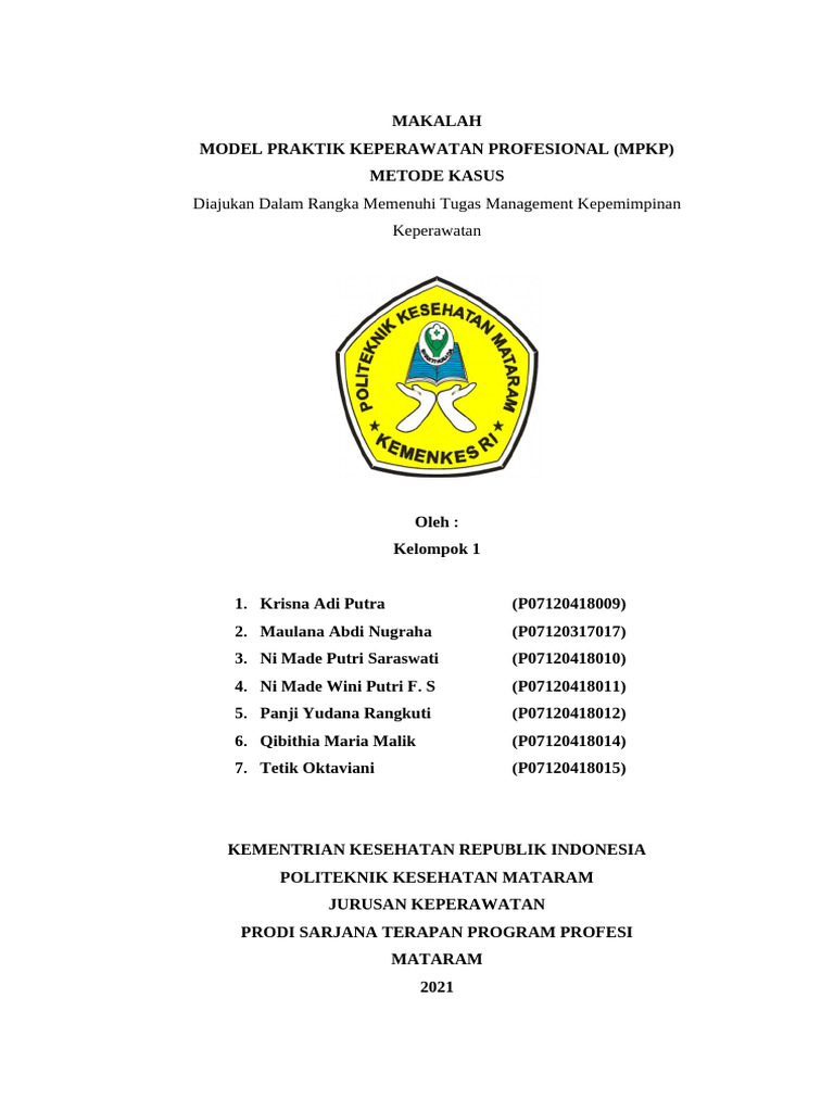 Makalah Metode Kasus Fix | PDF