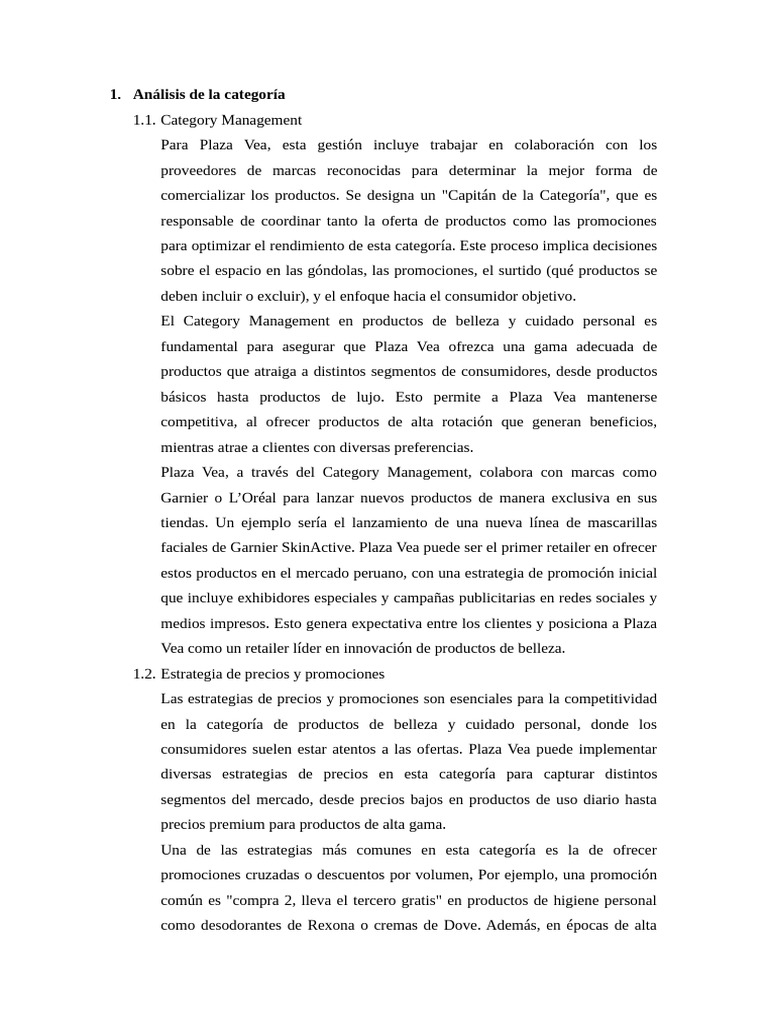 Retail Avance TA2 | PDF | Al por menor | Mercado (economía)