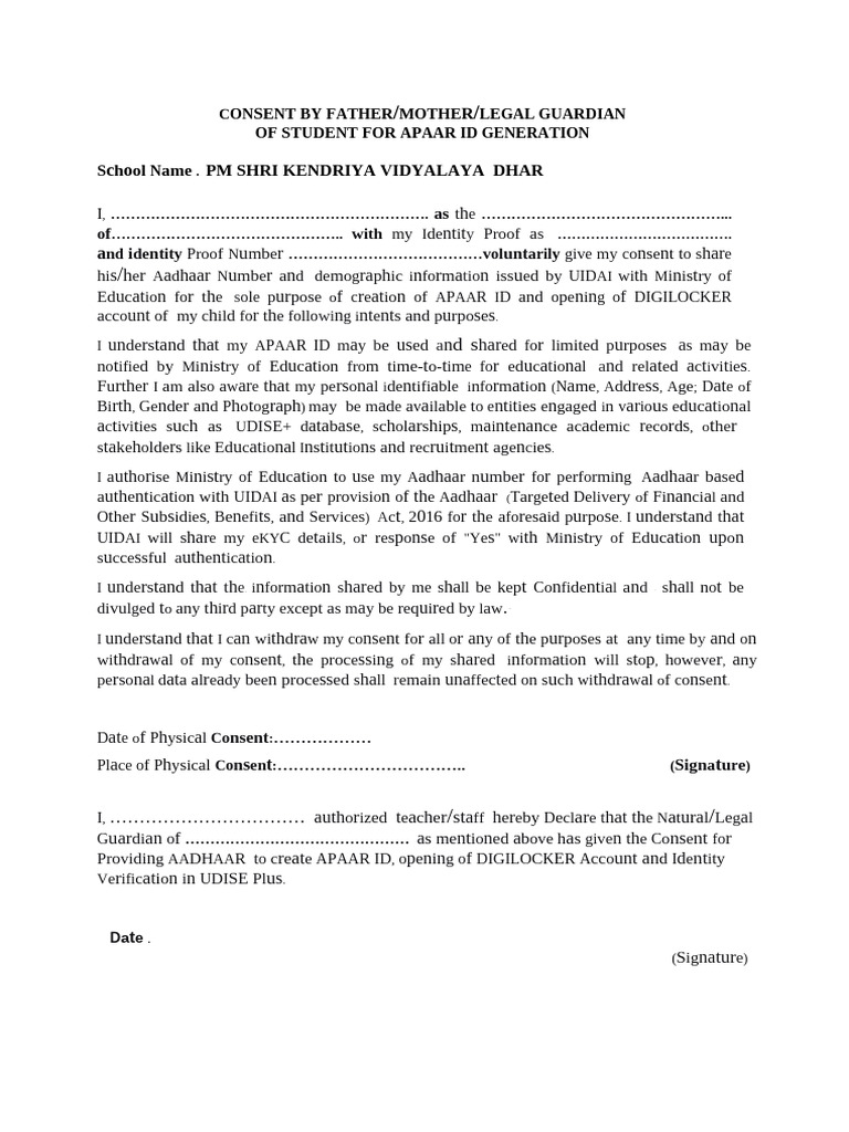 Parent Consent Form New | PDF | Justice | Crime & Violence