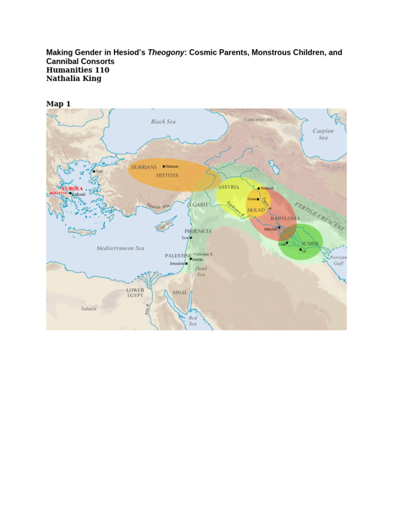 2023 09 22 Lecture Handout | PDF | Mythology | Comparative Mythology