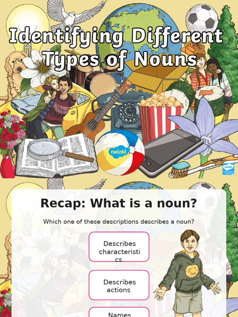 Types of Nouns Explained | PDF | Noun | Morphology