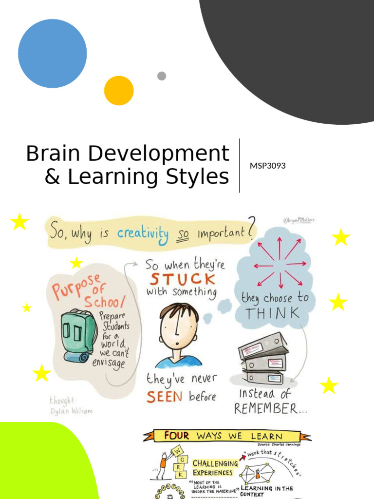 Week 4 Learning Styles | PDF | Lateralization Of Brain Function | Learning