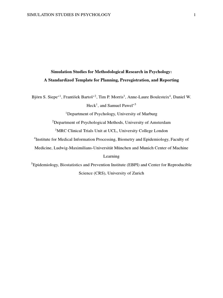 14 Simulation Studies | PDF | Statistics | Estimator