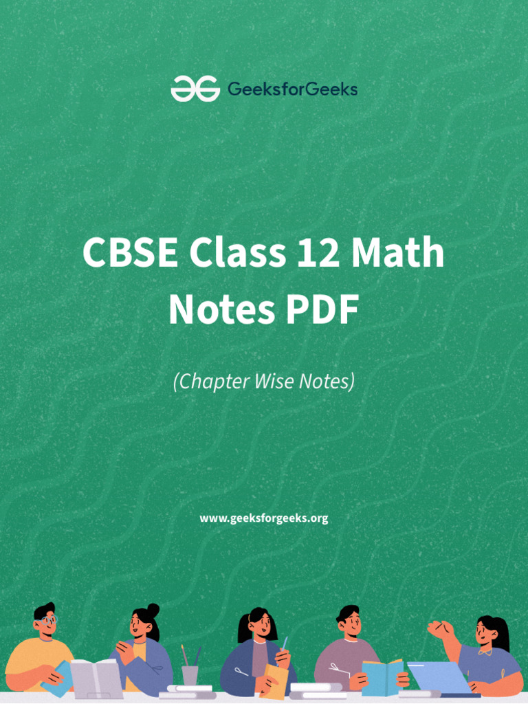 CBSE Class 12th Math Notes | PDF