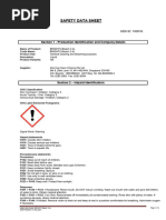 Great Value Bleach MSDS Sheet | PDF | Personal Protective Equipment | Water