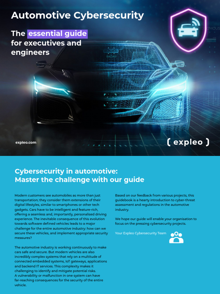 Car Cybersecurity Pdf Computer Security Security