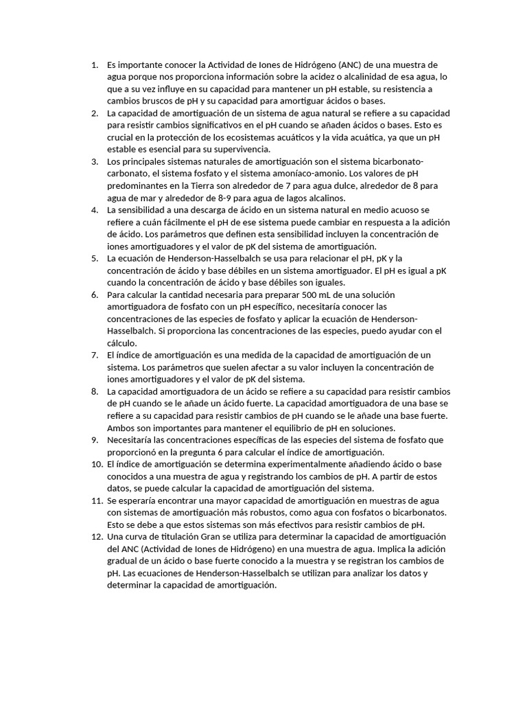 Preguntas 3 | PDF | Ph | Ácido