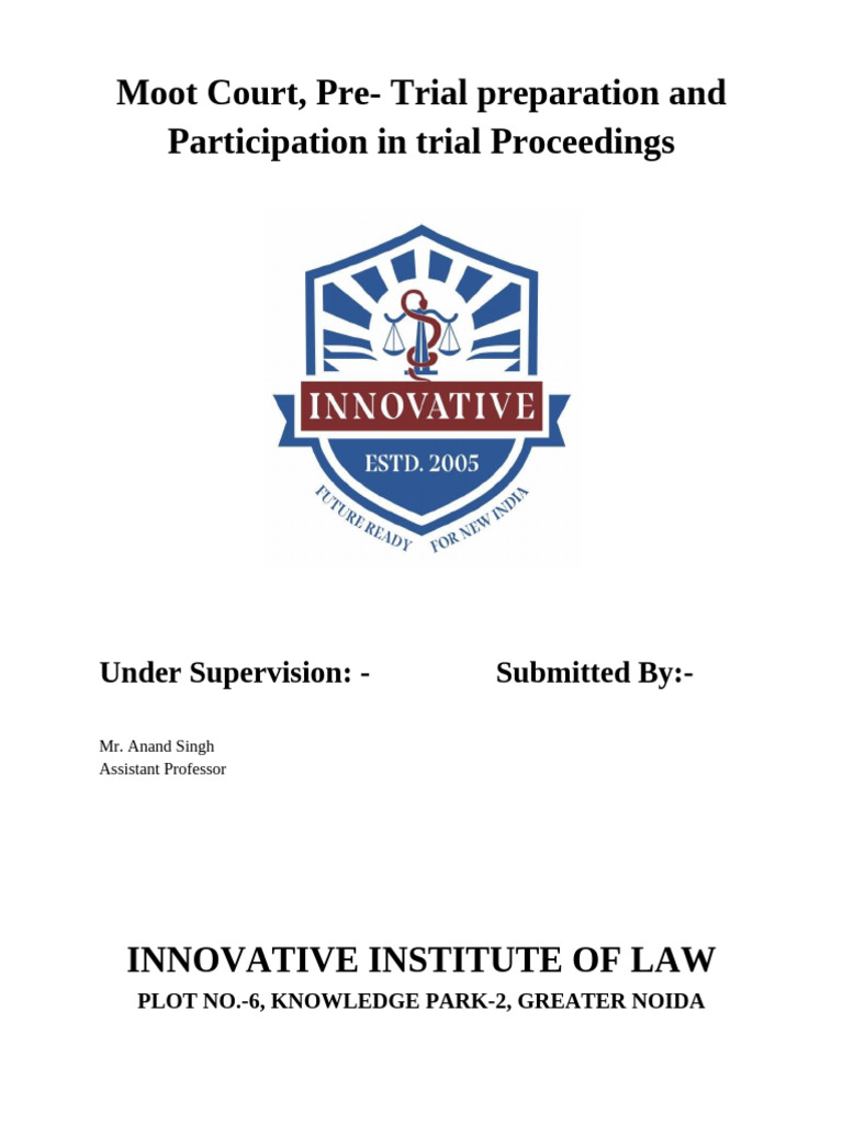 Proforma Moot Court | PDF | Career & Growth | Law