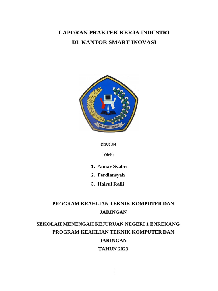 Contoh Laporan Jurusan TKJ | PDF | Seni | Komputer
