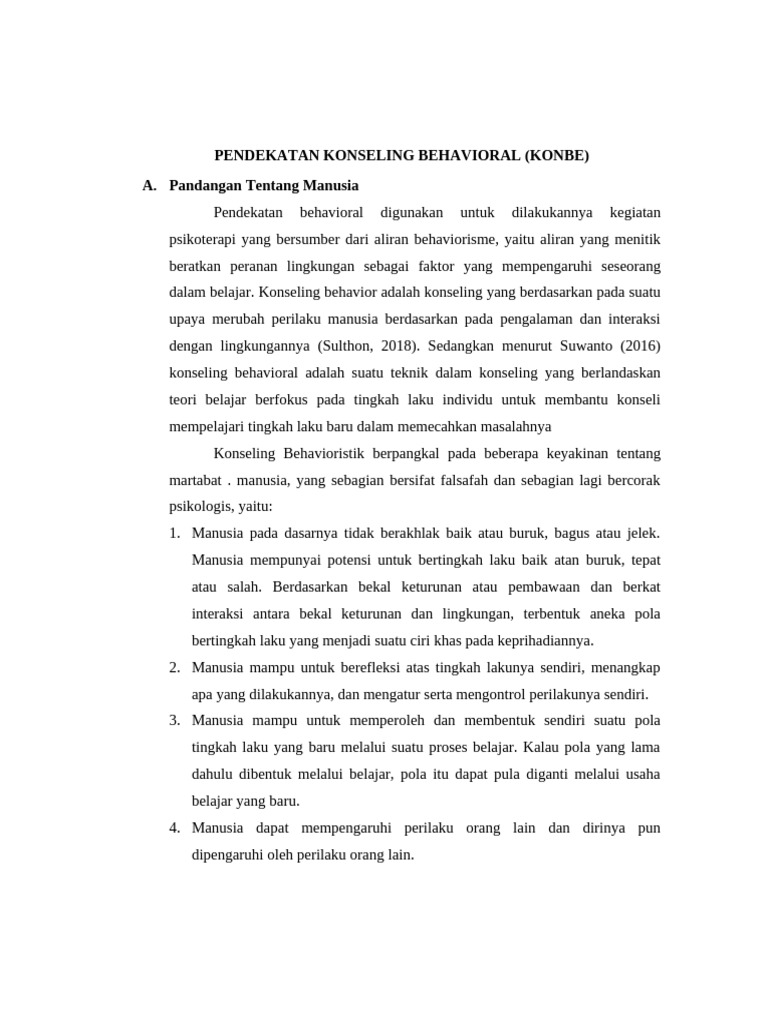 Taks 8 Pendekatan Konseling | PDF | Pengembangan Diri