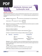 12 Aldehyde Ketones and Carboxylic Acid Notes Class 12 Chemistry | PDF ...