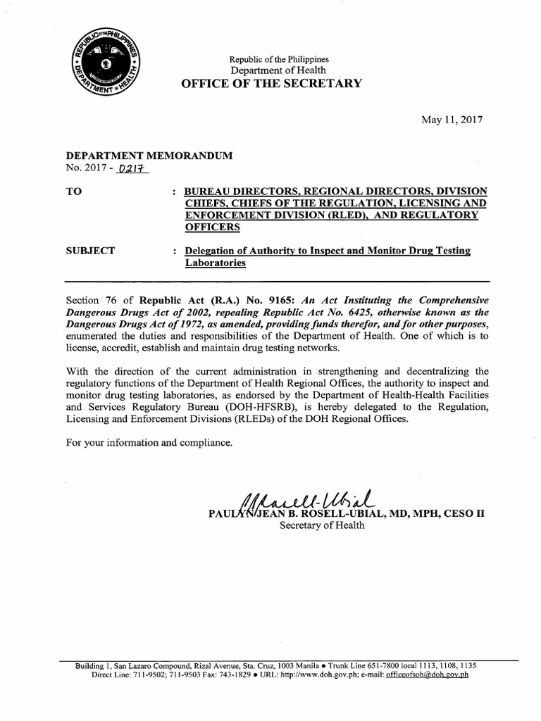 Dm2017-0217monitoring Delegated To RLED | PDF