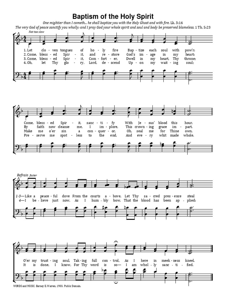 Baptism of The Holy Spirit | PDF | Worship | Christian Soteriology