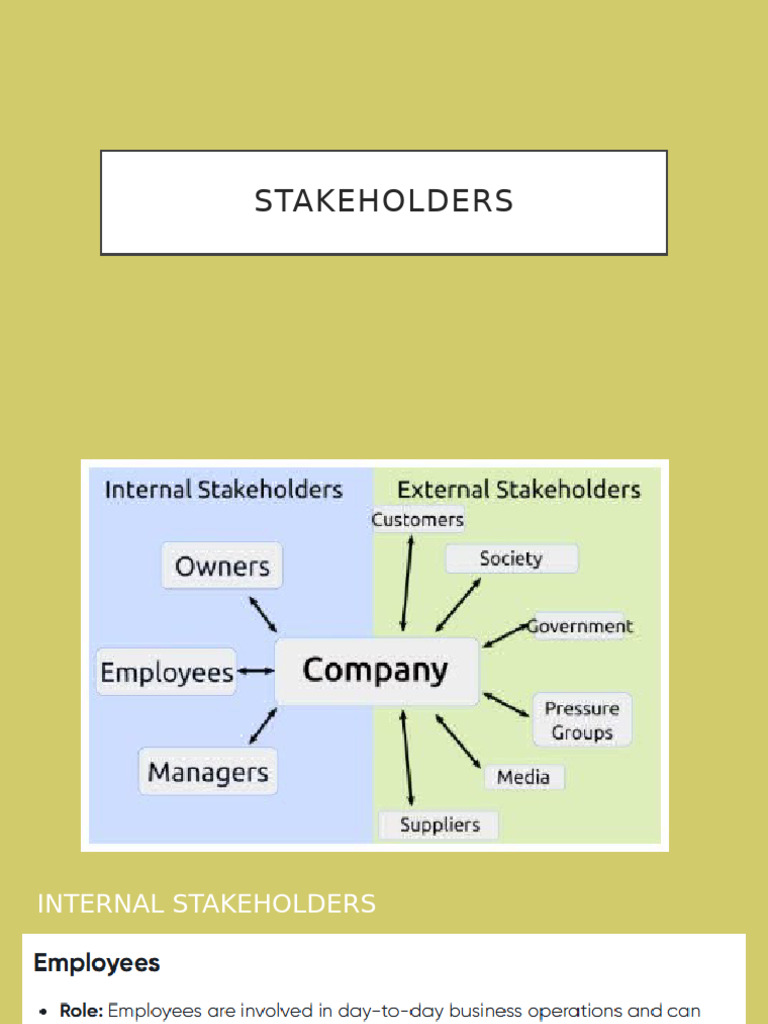 Stakeholders | PDF