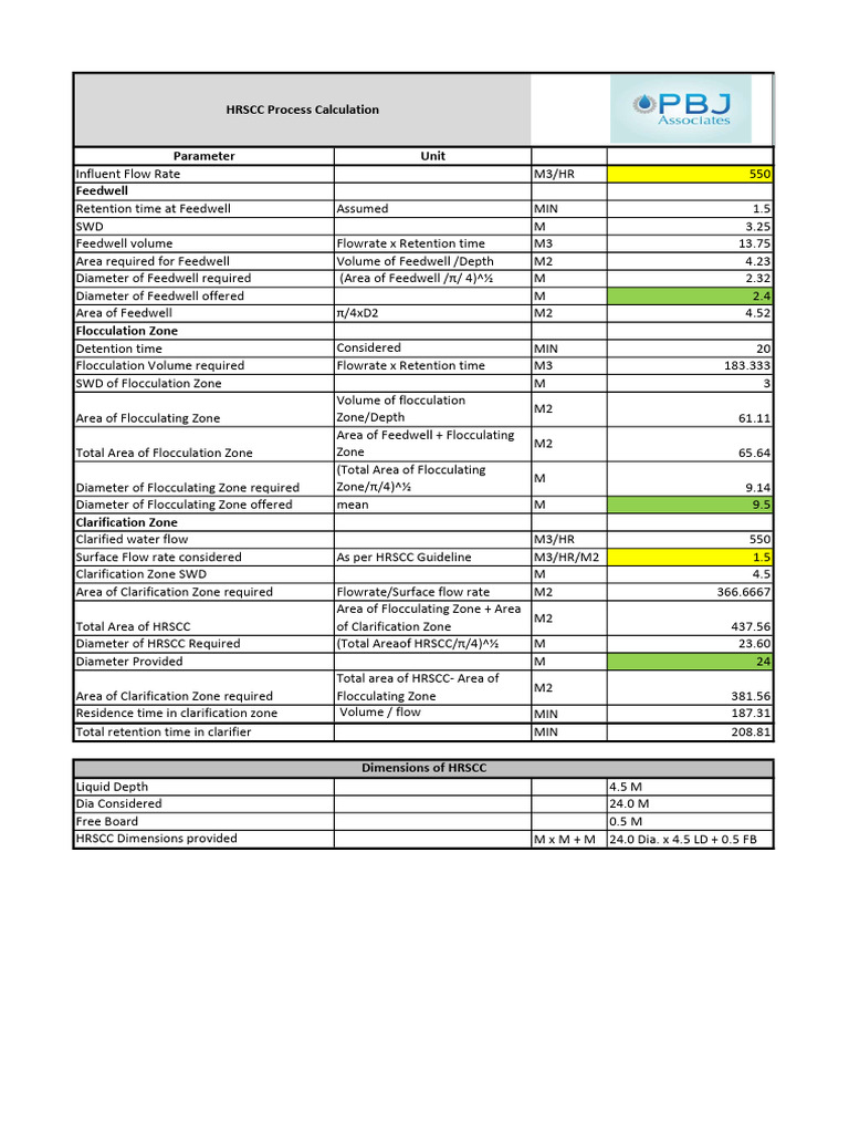 Sizing Calculations - Revised | PDF | Chemical Engineering | Unit ...