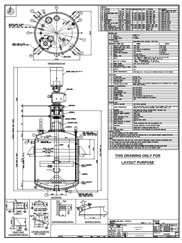 PA16425-GA DRAWING 801953-55 (ABM-7.5KL) REV.0-Model | PDF