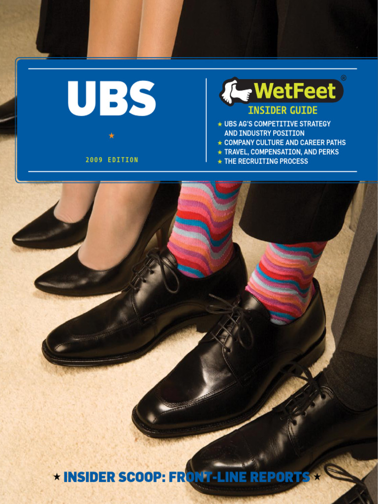 UBS - WetFeet | PDF | Ubs | Investing