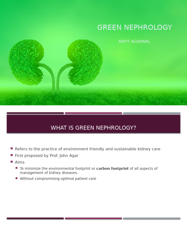 Green Nephrology | PDF | Hemodialysis | Greenhouse Gas