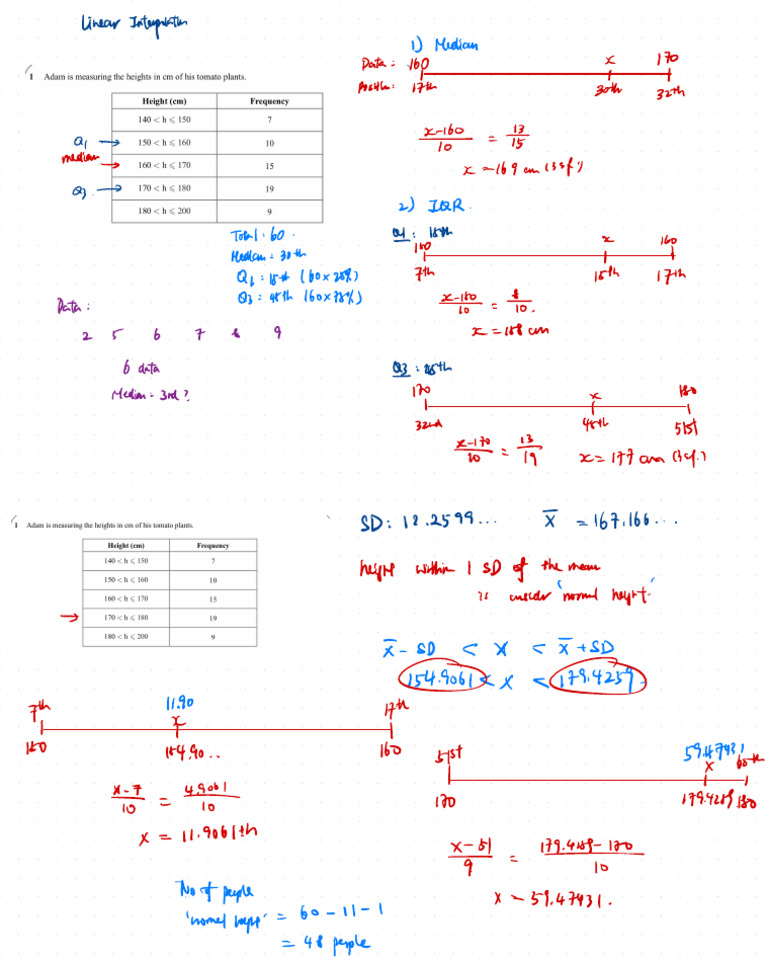 Linear Interpolation Notes | PDF | Interpolation | Numerical Analysis