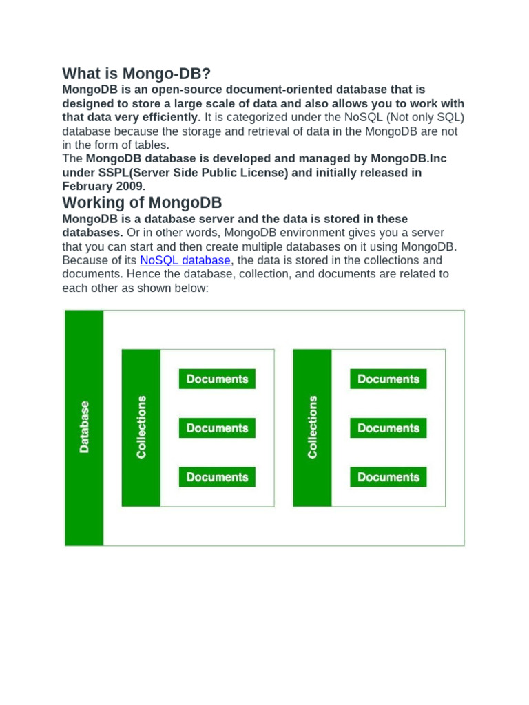 MongoDB | PDF | Databases | Mongo Db MongoDB | PDF | Databases | Mongo Db
