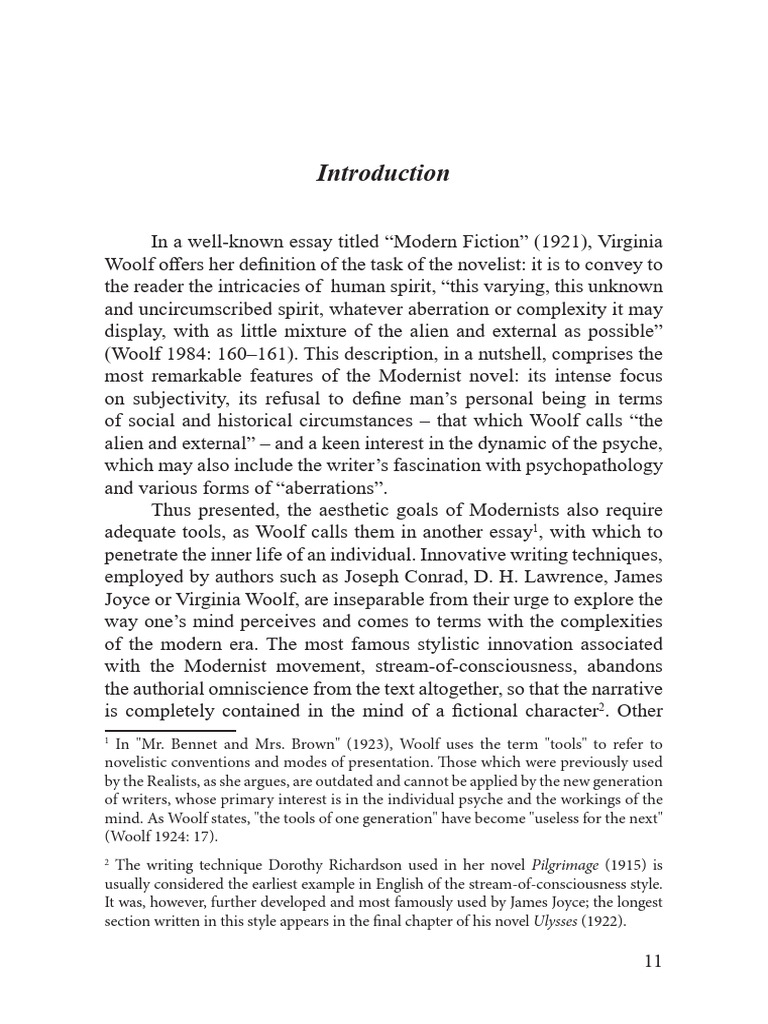 Introduction To Modernism | PDF | Sigmund Freud | Unconscious Mind