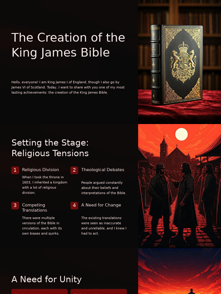 Creation of the King James Bible | PDF | Bible | King James Version