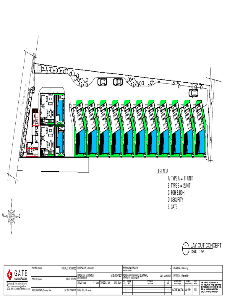 Layout & Floor Plan Bima Sena Residence | PDF | Design | Real Estate