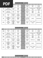 Class Wise Time Table | PDF