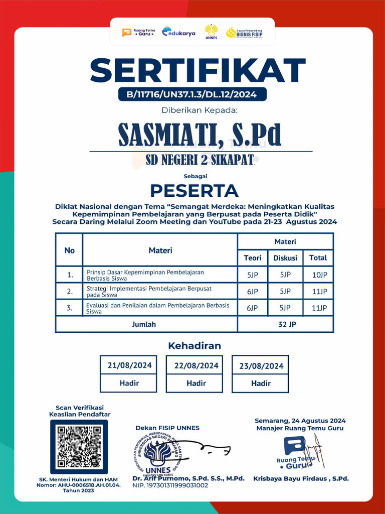Master Sertifikat | PDF