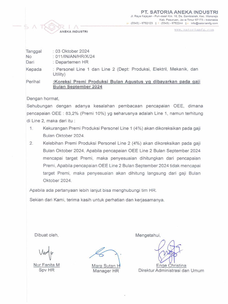 Koreksi Premi Aneka | PDF