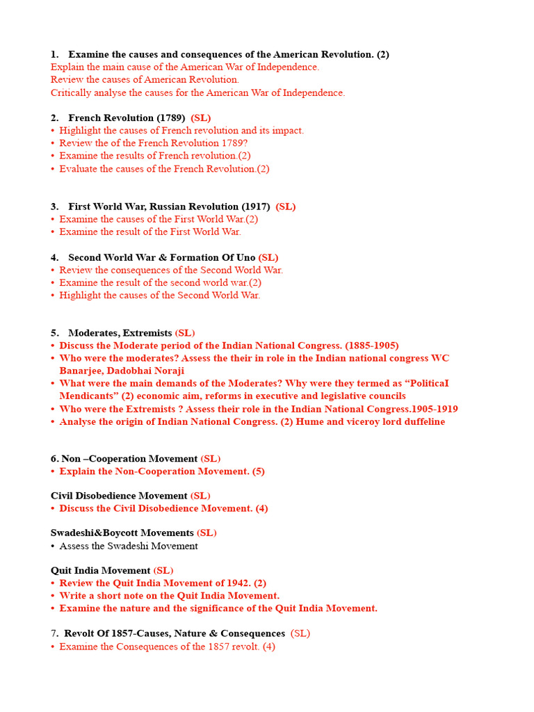 Causes and Consequences of Revolutions | PDF | Rebellions | British Raj