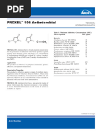 Proxel GXL Antimicrobial: Arch® Biocides | PDF | Antimicrobial | Paint